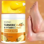 ROZINO Hand and Foot Cream Turmeric & Vitamin C-250g - Hypoallergenic ...